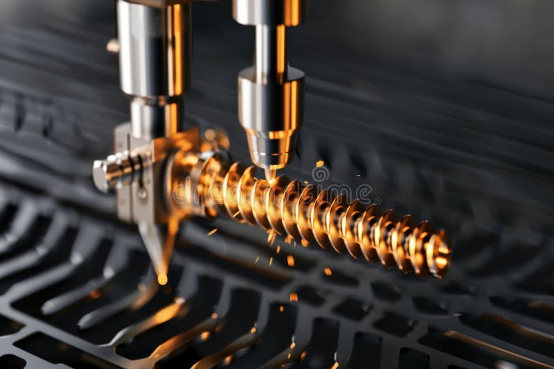 CNC Laser Welding and Cutting Machine Processing Metal in Industrial ...