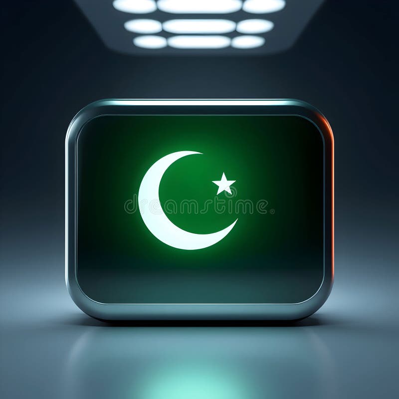 Pakistani Flag on Different Things Stock Illustration - Illustration of ...