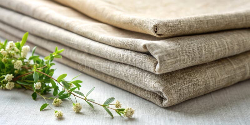 Description of Elegant Timeless Beige Linen Fabric Texture, Seamless ...