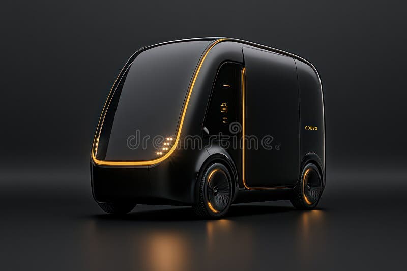 Autonomous Van Delivering Parcels with Smartphone App for GPS Tracking ...