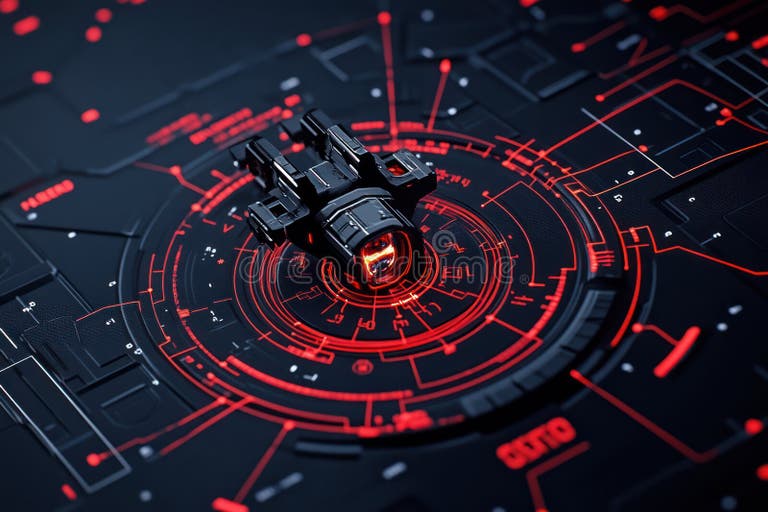 Cutting-Edge HUD Interface with KPI and BI Integration Stock ...