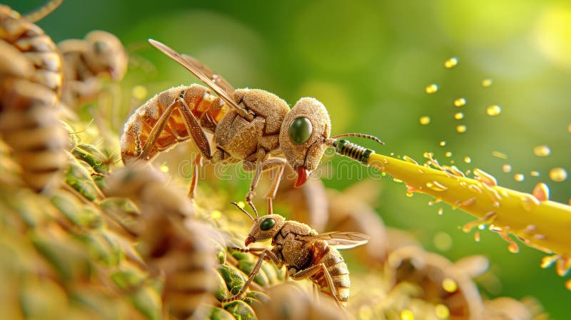 Professional Pest Control Worker in Protective Suit Spraying ...