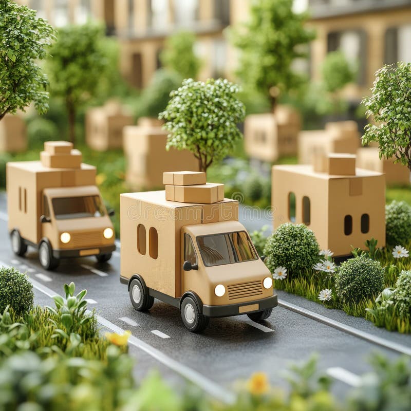 Stack of Delivery Boxes on White Background Stock Image - Image of ...