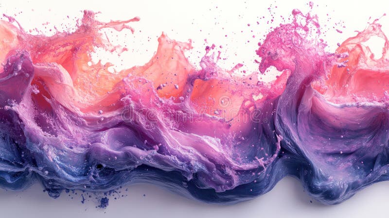 Pink Splatter Wallpaper