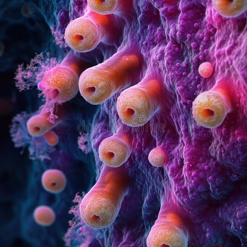 Microscopic Bacteria for Scientific Research and Healthcare Imagery ...