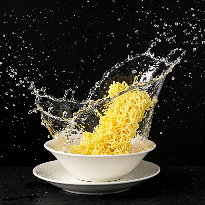 Instant Noodles Set, Sketch Vector. Stock Vector - Illustration of ...