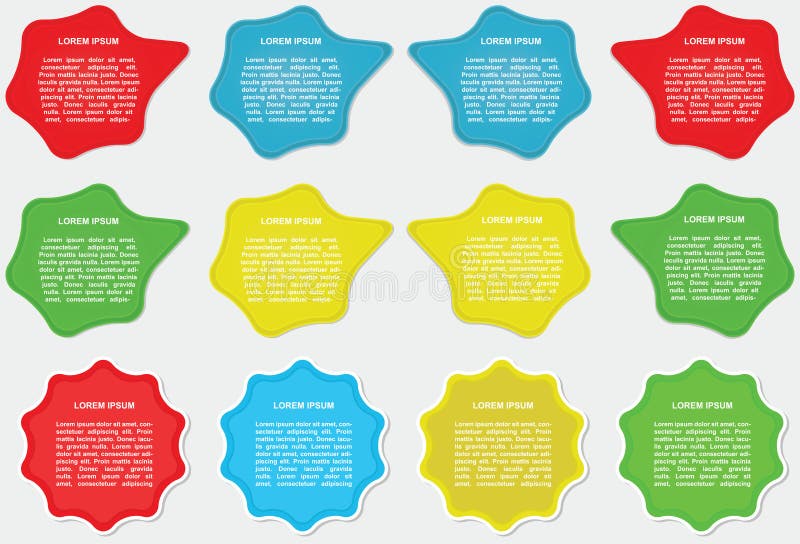 Description labels stock vector. Illustration of eshop - 53226475