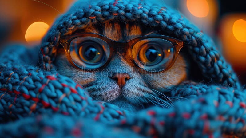 Playful Metis Cat Hiding Face from Camera Stock Photo - Image of camera ...