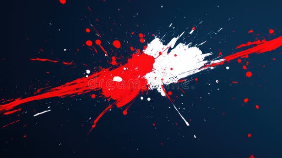 Vibrant Abstract Paint Splash with Sharp Angles and Soft Curves Stock ...