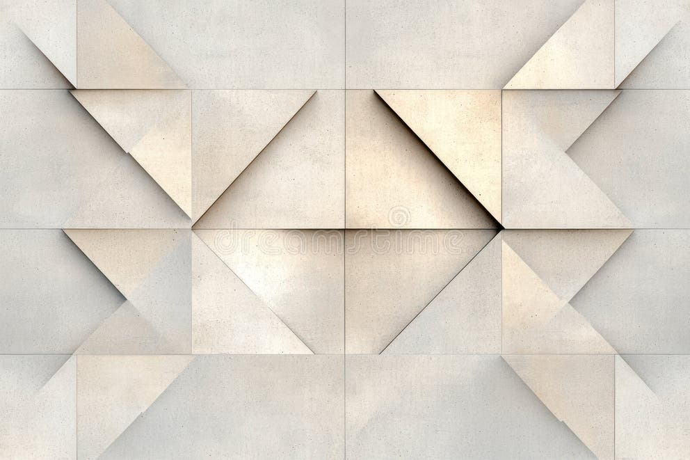 Geometric Concrete Texture with Triangular Pattern for Background or ...