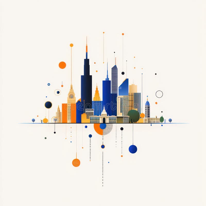 Urban Evolution: Vibrant Cityscape of Growth and Innovation, Technology ...