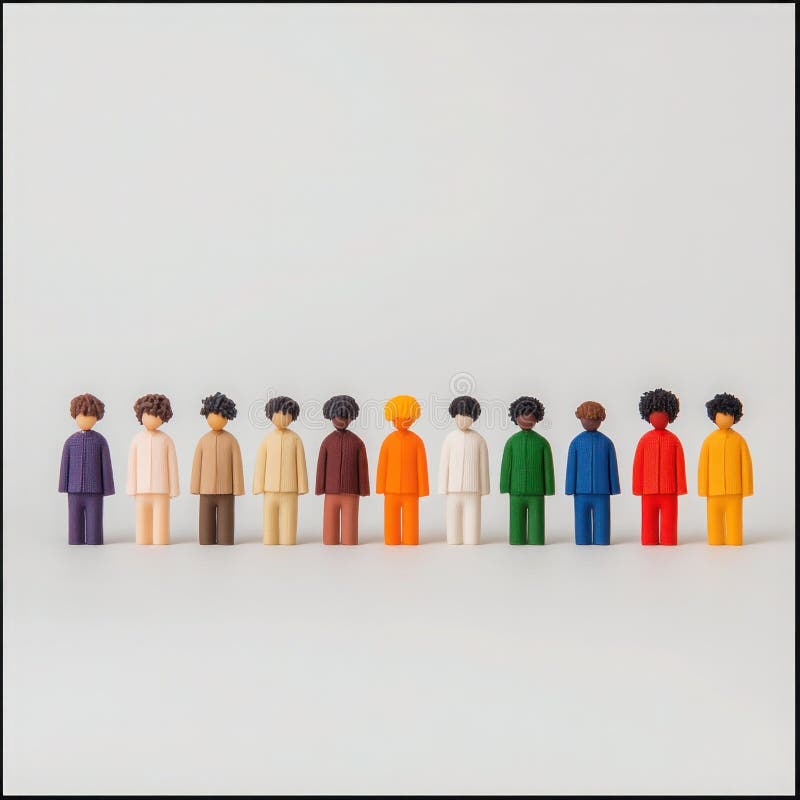Diverse Community of People from Various Backgrounds Stock Image ...