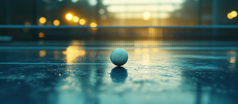 Dynamic Table Tennis Match: Competitive Players in Action with Focus ...