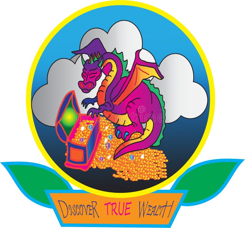 Descubra a Riqueza Verdadeira Ilustração do Vetor - Ilustração de ...