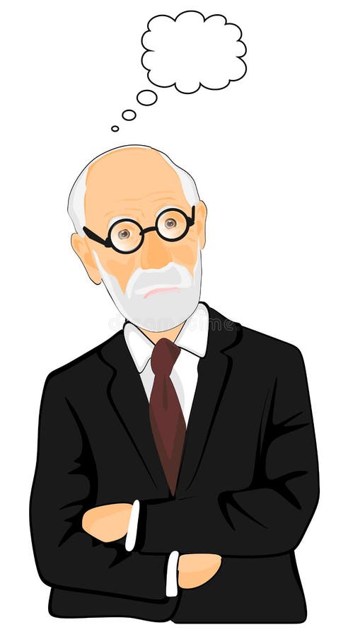 Desenho Animado De Sigmund Freud Imagem de Stock Editorial - Ilustração ...
