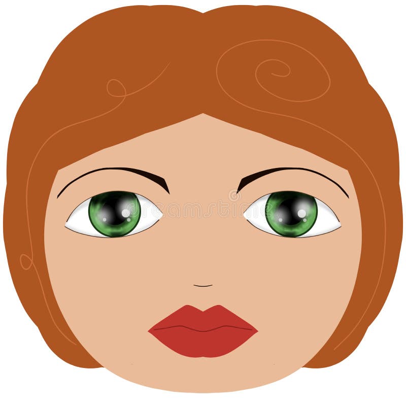 Desenho Animado De Uma Senhora Imagem de Stock - Ilustração de estilo ...