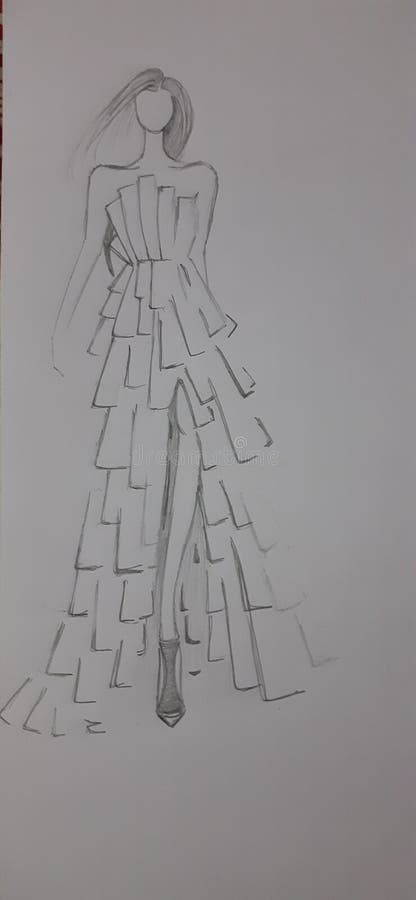 Desenho do modelo foto de stock. Imagem de desenho, modelo - 184108428