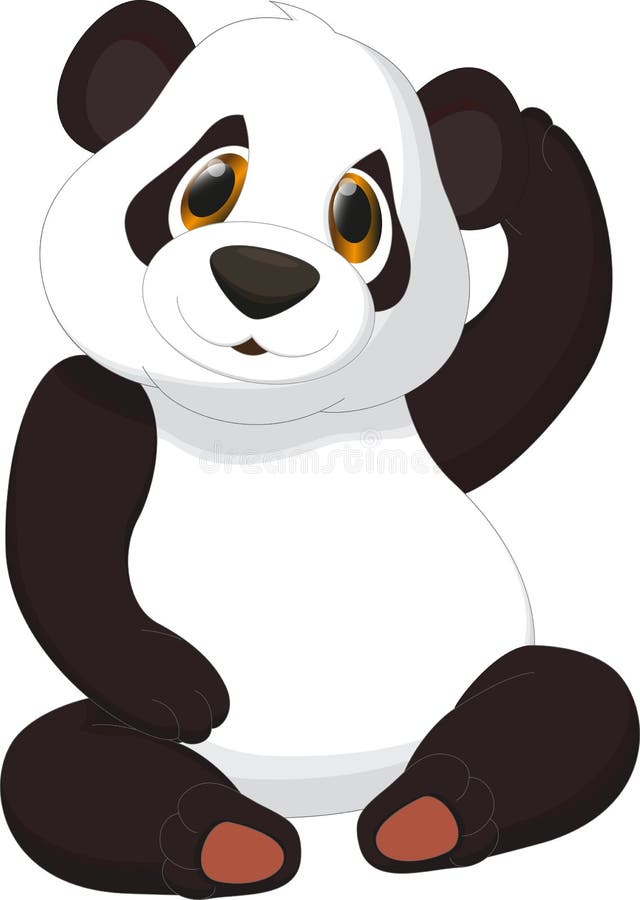 Desenhos Animados Bonitos Da Panda Ilustração do Vetor - Ilustração de ...