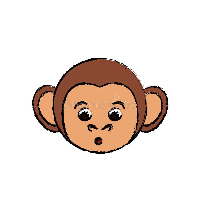 Desenhos Animados Bonitos Do Mokey Ilustração Stock - Ilustração de ...