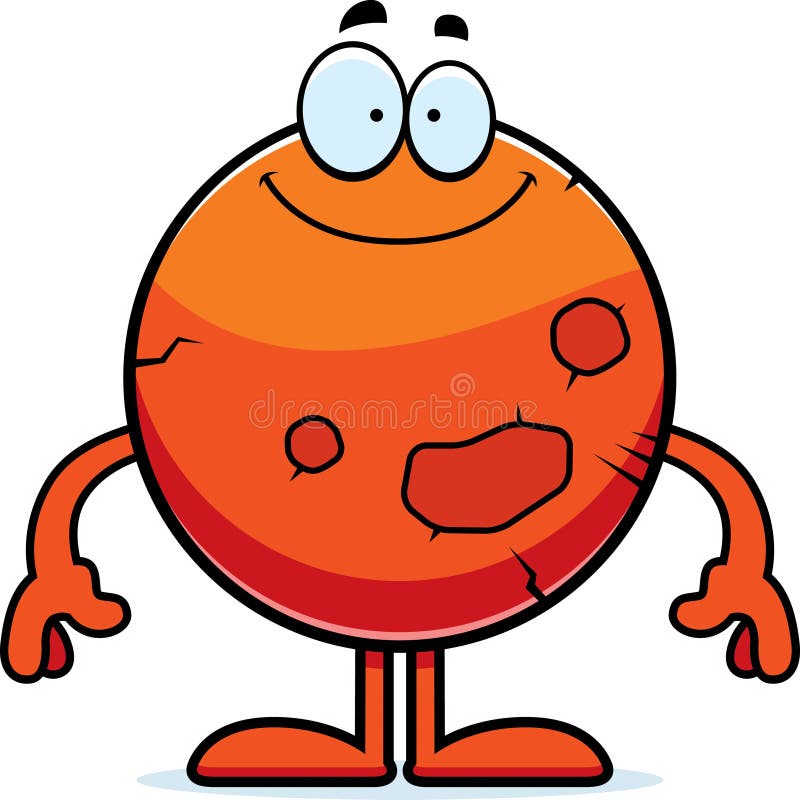 Ideia De Marte Dos Desenhos Animados Ilustração do Vetor - Ilustração ...