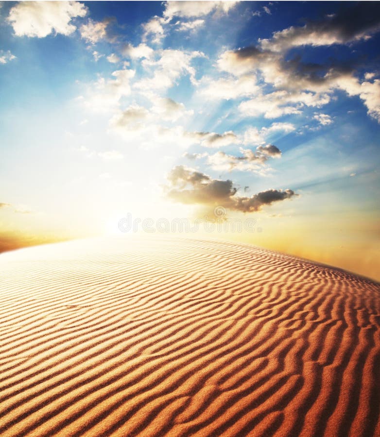 Desert stock image. Image of sunrise, adventure, morocco - 6155245