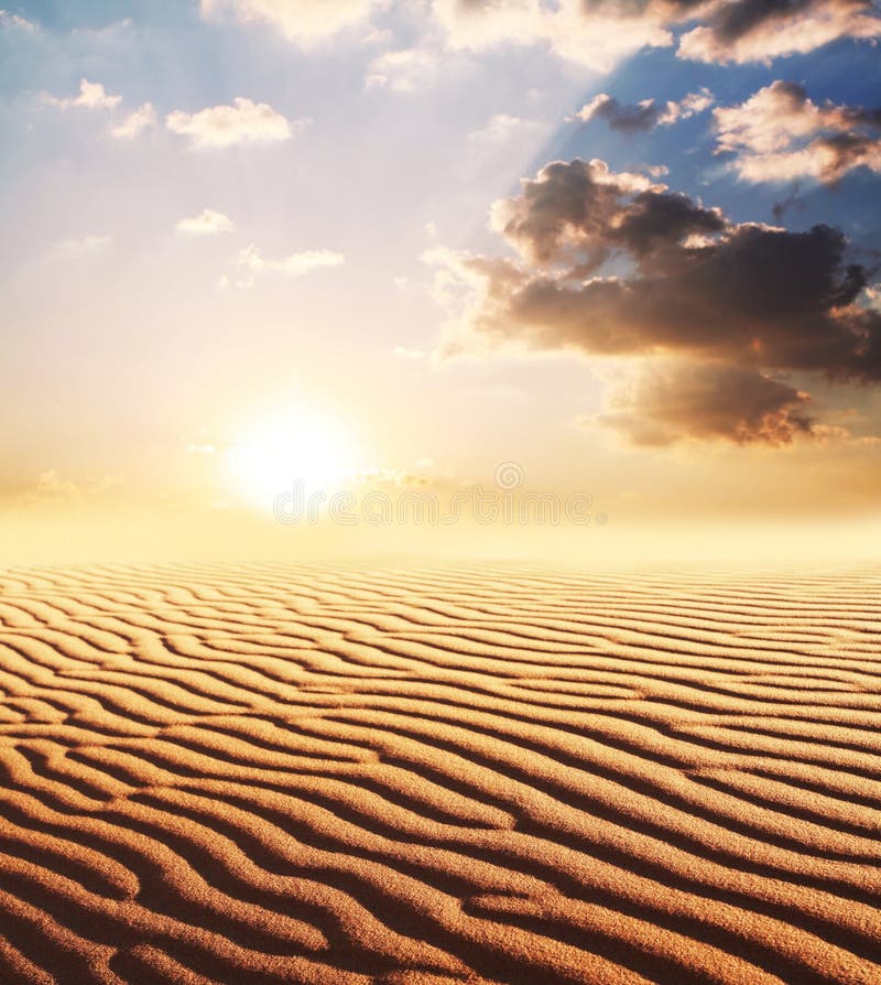 Desert stock photo. Image of sunset, natural, light, travel - 7466046