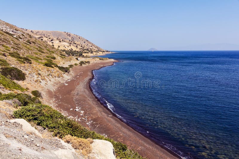 Man on the desert beach stock image. Image of winter - 84268081