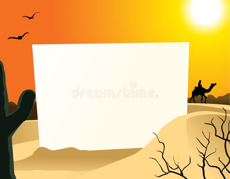 Desert Blank Board Picture. Image: 20588006