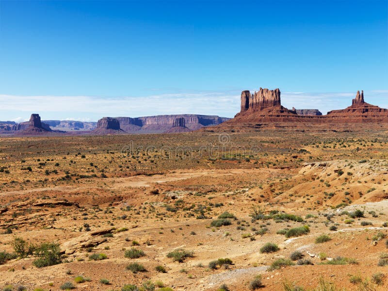 Desert butte landscape. stock image. Image of color, 070728p0081 - 4487733