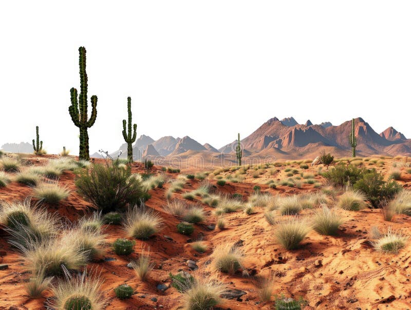 Desert Cactus Scene stock photo. Image of rocky, natural - 363116298