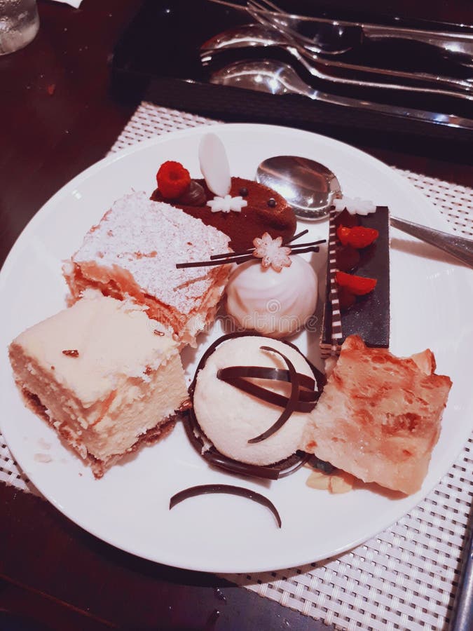 Desert cake stock photo. Image of chocolate, smooth - 134781932