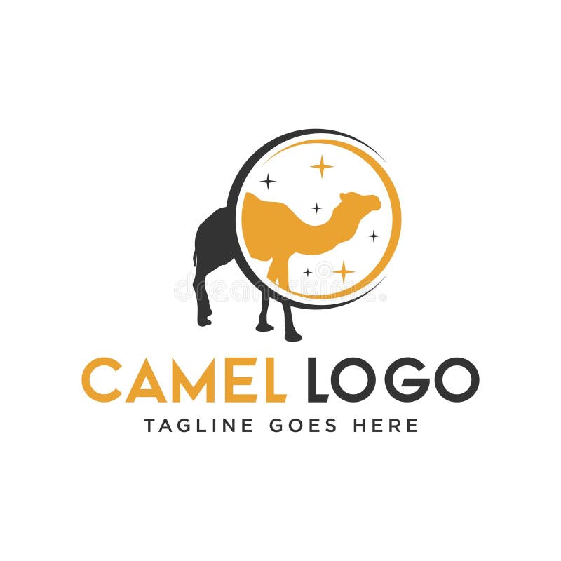 Desert camel animal logo stock vector. Illustration of isolated - 299777385