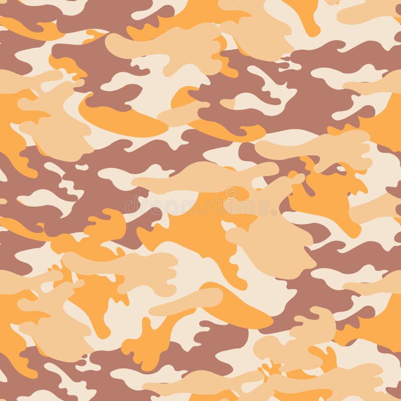 Seamless Desert Camouflage Pattern. Khaki Texture, Vector Illustration ... Seamless Desert Camouflage Pattern. Khaki Texture, Vector Illustration ...