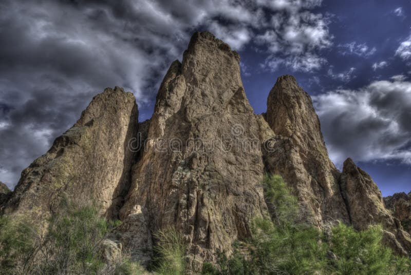 Desert cathedral mountains stock photo. Image of western - 25666836