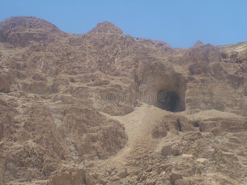 Desert cave. stock photo. Image of natural, archeology - 60089722