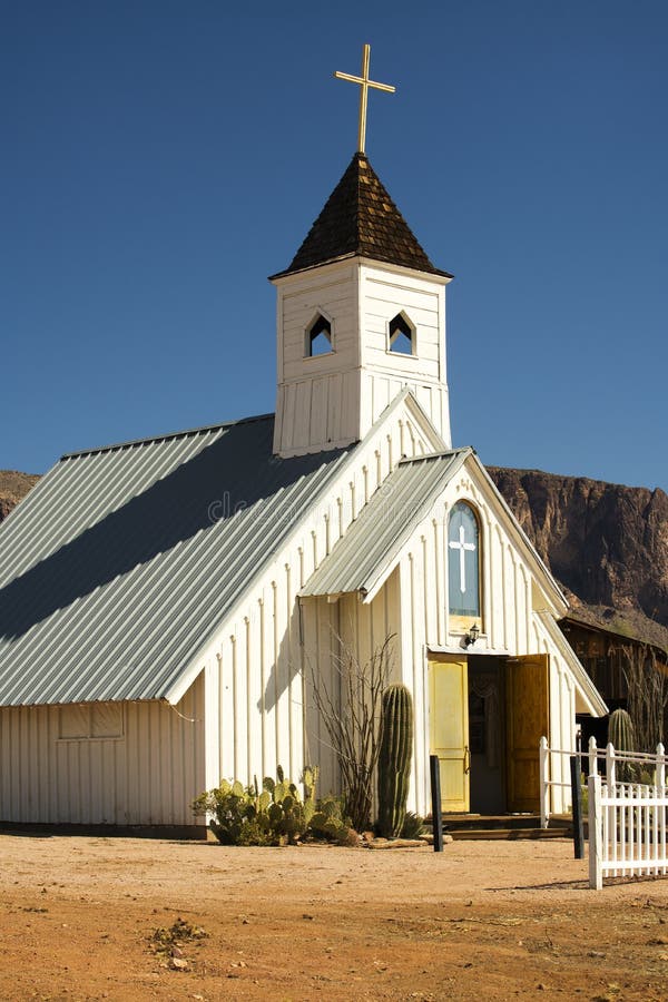Desert Chapel Gooik stock image. Image of holy, route - 135163811