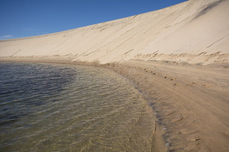 Desert and clear water stock photo. Image of dynamic - 48237962