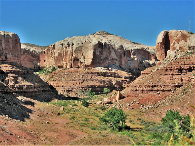 Desert Cliffs stock photo. Image of cliffs, utah, sandy - 101661142