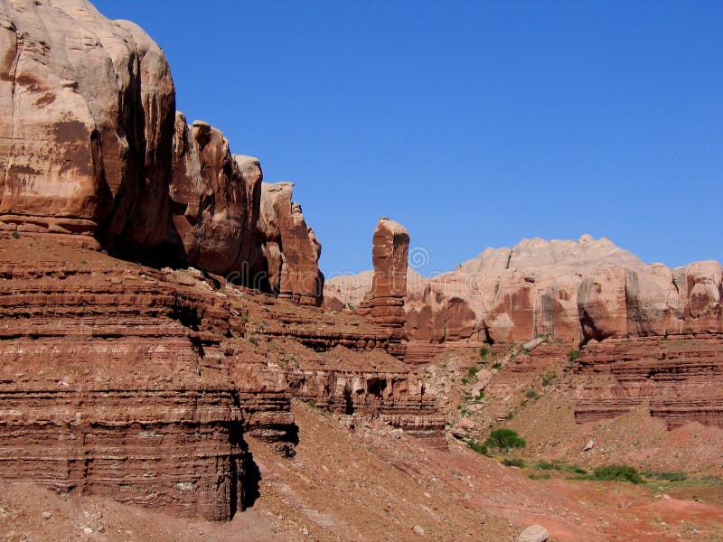 Desert Cliffs in Bluff, Utah Stock Photo - Image of cliffs, rock: 159260754