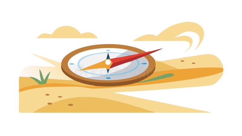 Desert Compass: Exploration in Arid Lands, Vector Design Generative AI ...