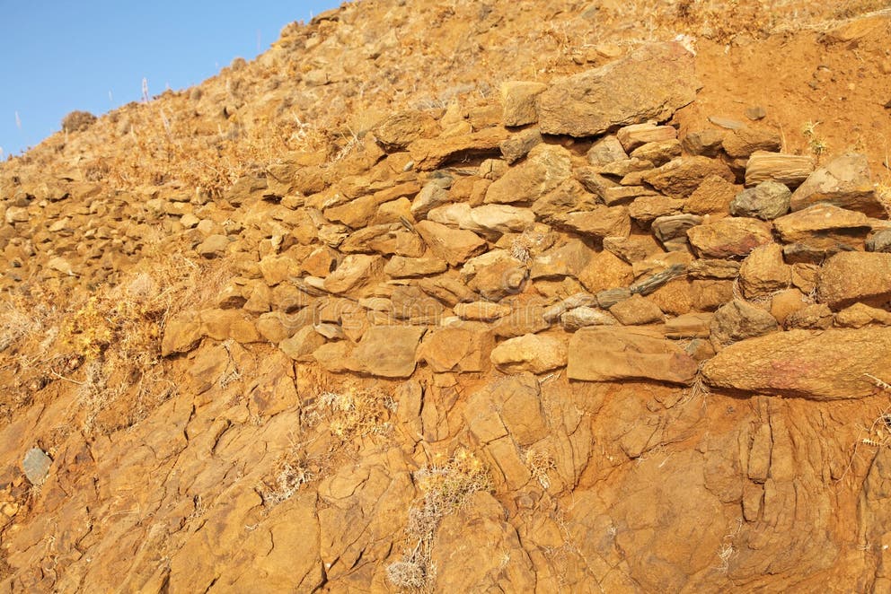 Desert at Crete stock image. Image of mountains, stone - 34055647