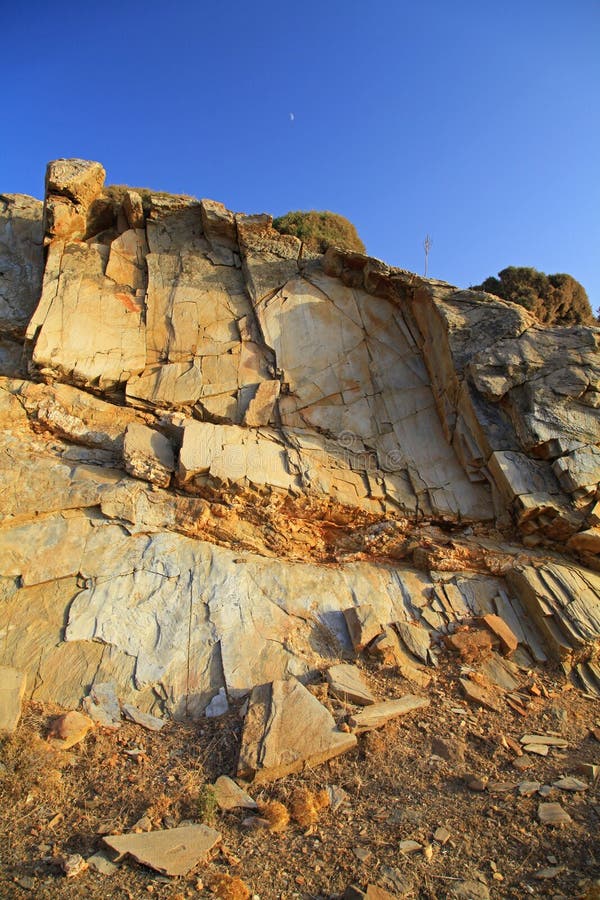 Desert at Crete stock photo. Image of greece, crete, mountains - 34055816