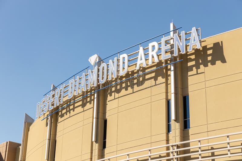 Desert Diamond Arena in Glendale, AZ. Editorial Photo - Image of ...