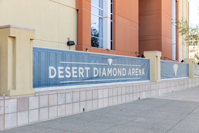 Desert Diamond Arena in Glendale, AZ. Editorial Image - Image of ...