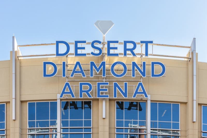Desert Diamond Arena in Glendale, AZ. Editorial Stock Image - Image of ...