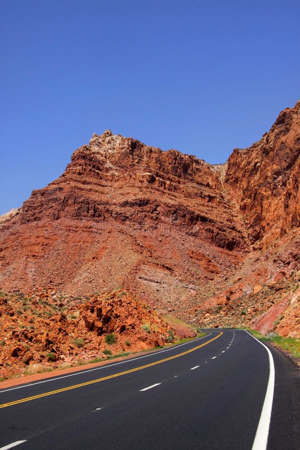 Scenic desert drive stock image. Image of land, park - 13042889