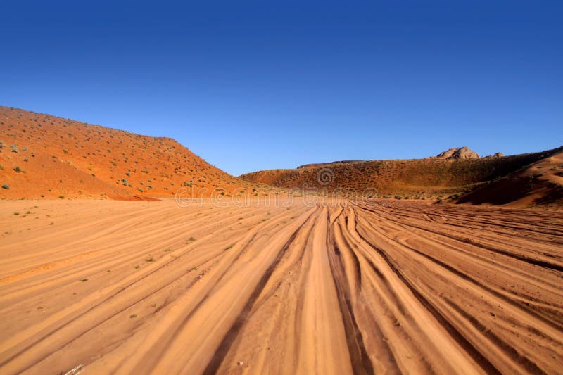 Desert drive stock image. Image of valley, dusk, erosion - 16779987