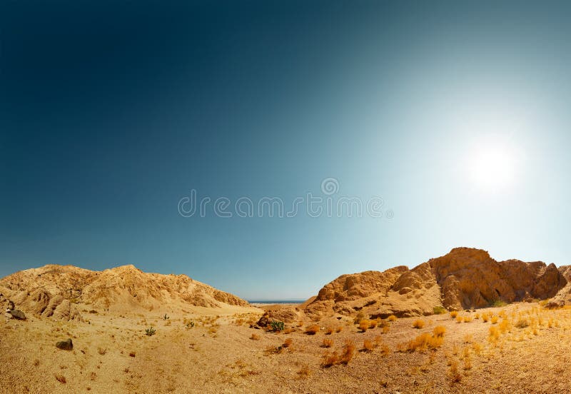 Desert stock image. Image of mountain, desert, hill, sunny - 46434275