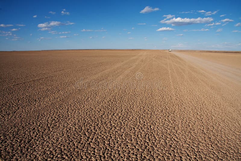 Desert dry pan stock photo. Image of verneukpan, landscape - 17704154