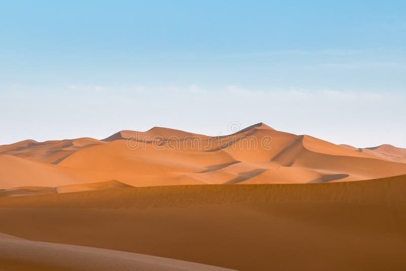 Desert dusk landscape stock image. Image of golden, landscape - 130040609